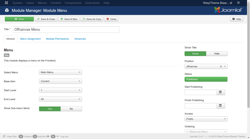 WT Blank Documentation • WarpTheme