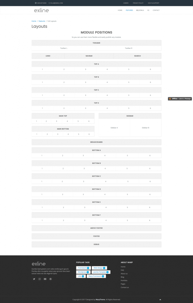 WT ExLine Documentation • WarpTheme