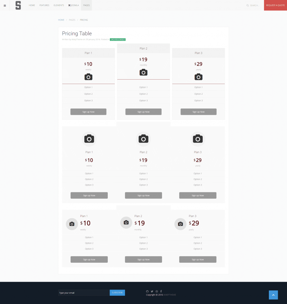 S Documentation • WarpTheme