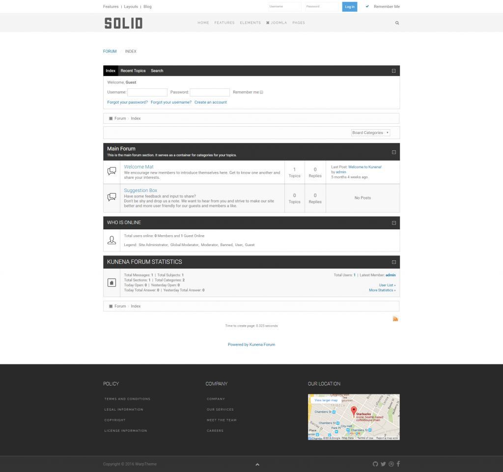 Solid Documentation • WarpTheme