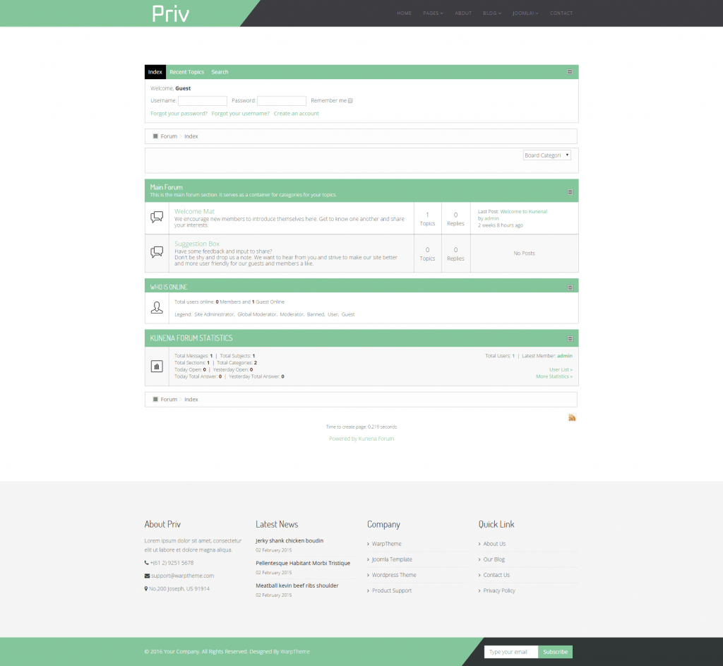 Prof Documentation • WarpTheme