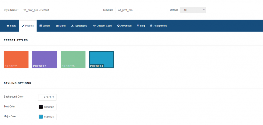 Prof Documentation • WarpTheme