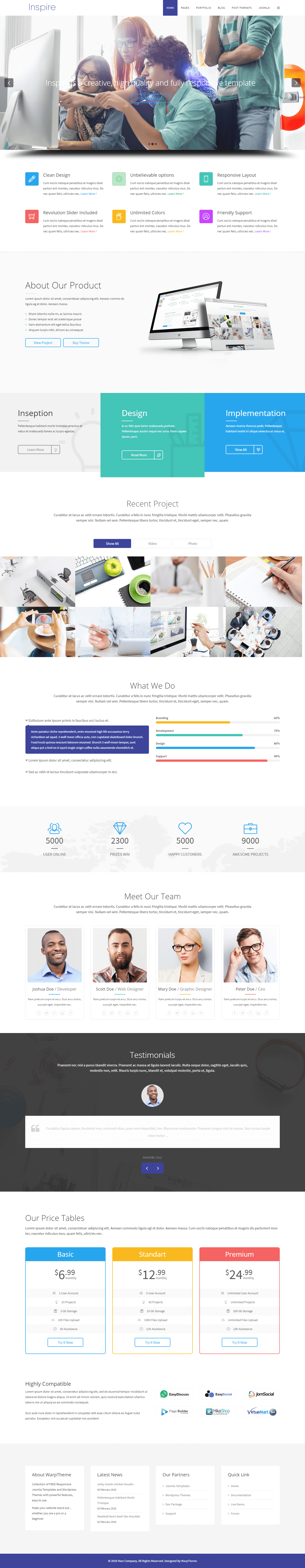 Inspire Documentation • Free Responsive Joomla Templates, free ...