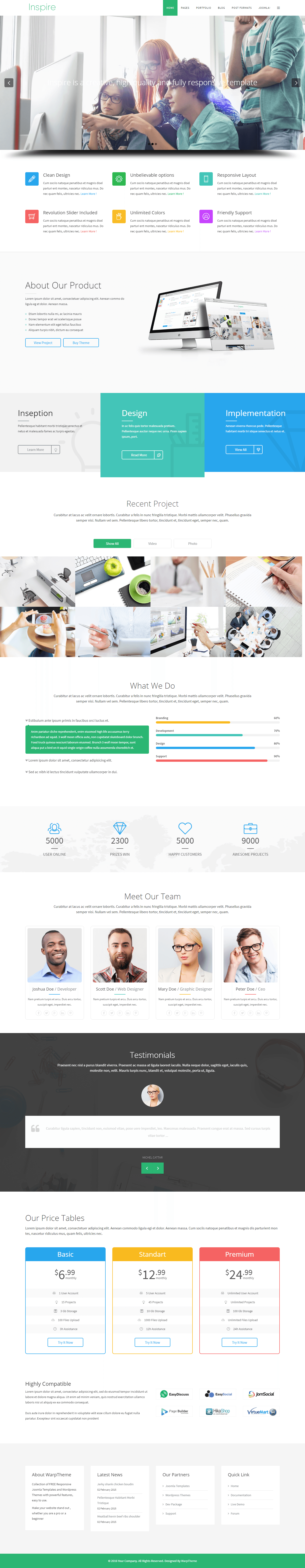 Inspire Documentation • Free Responsive Joomla Templates, free ...