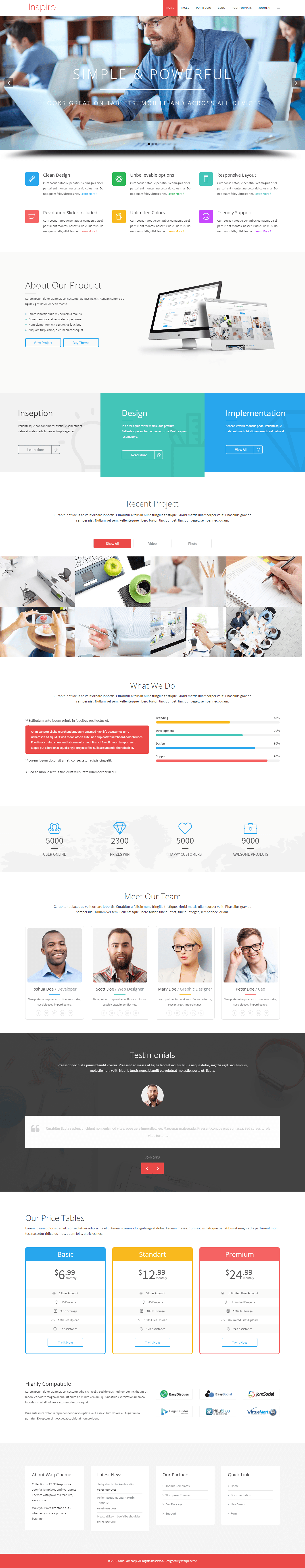 Inspire Documentation • Free Responsive Joomla Templates, free ...