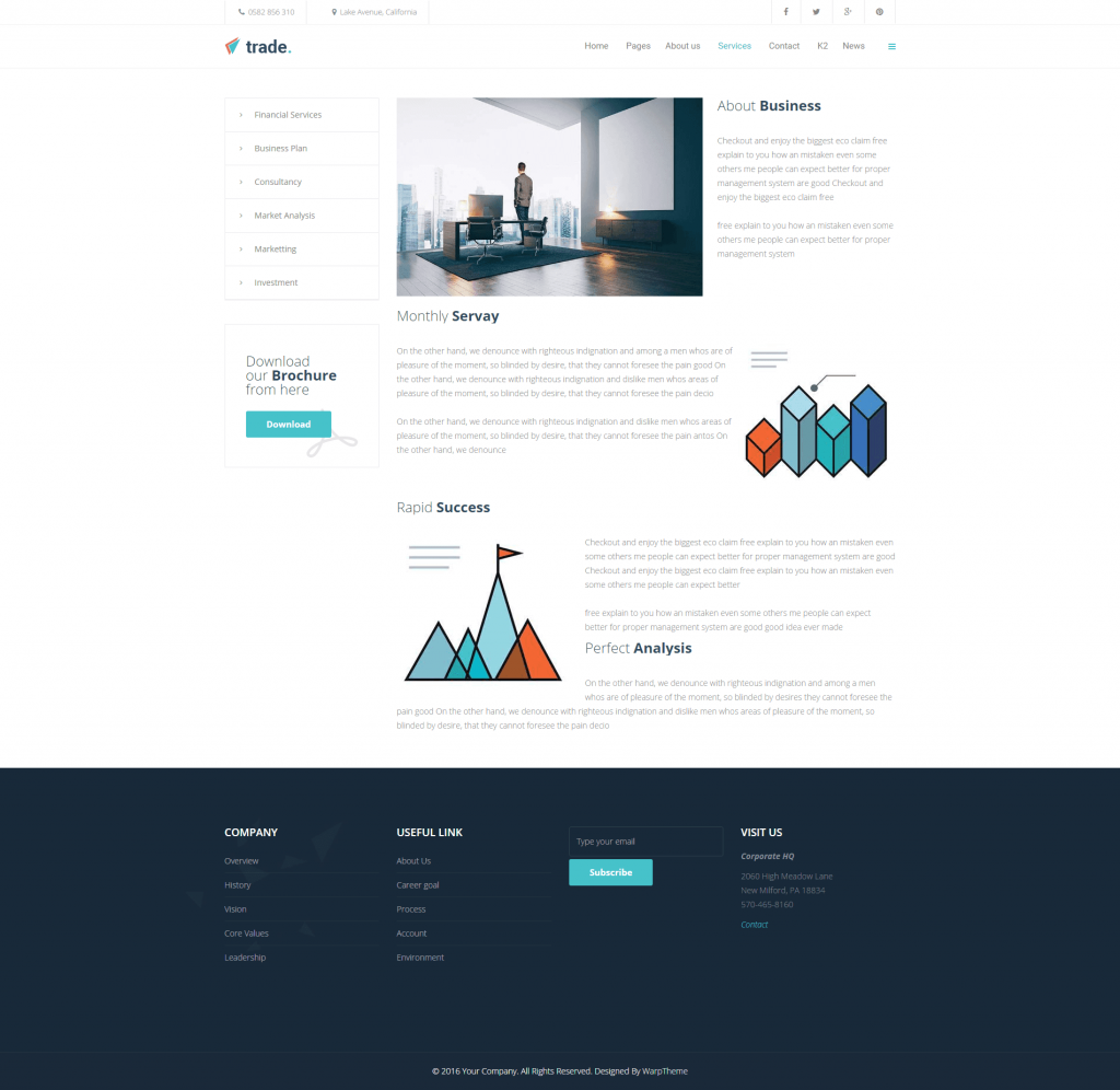 Trade Documentation • WarpTheme