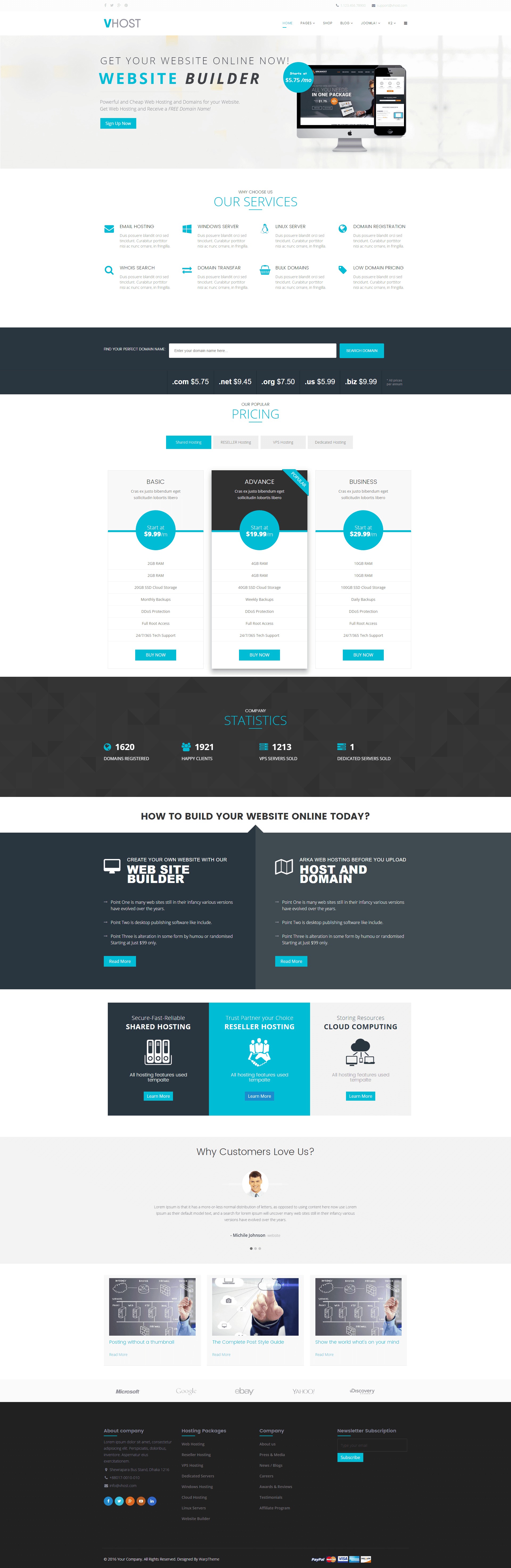 vHost documentation • Free Responsive Joomla Templates, free Wordpress ...