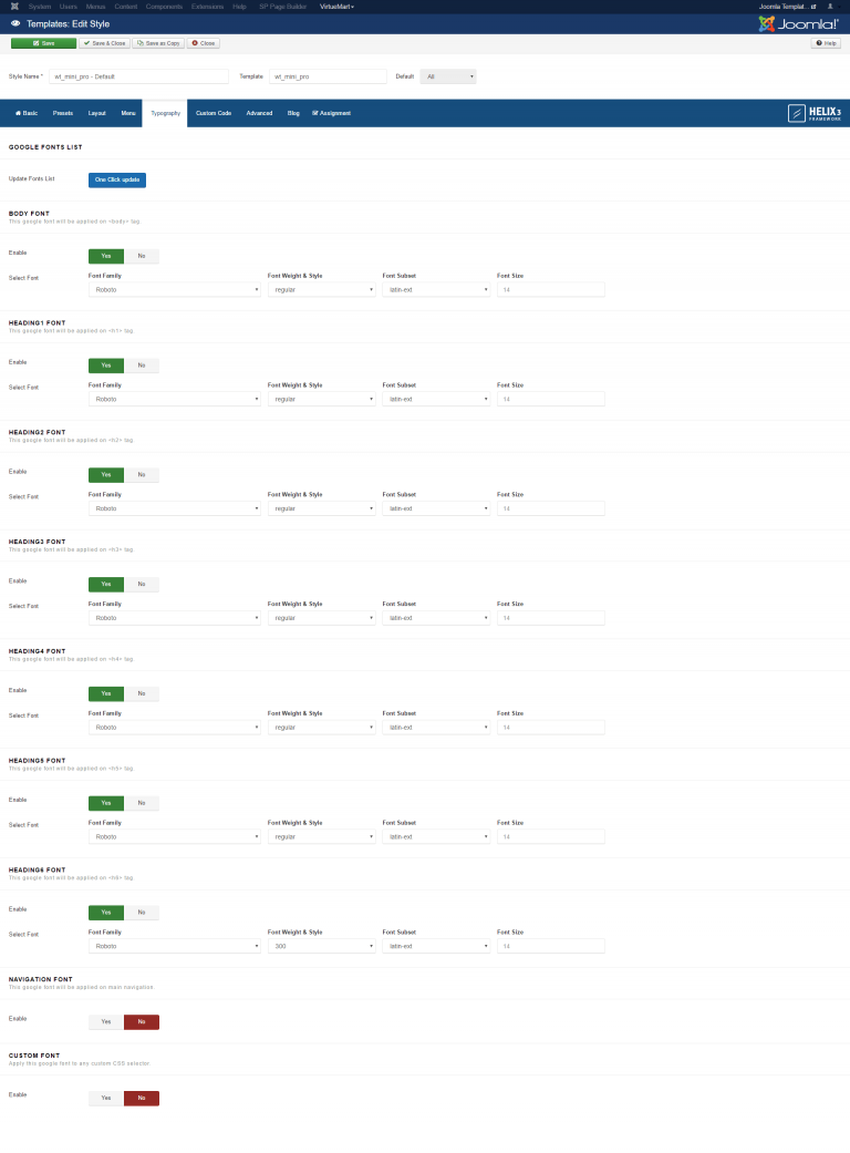 Mini Documentation • WarpTheme