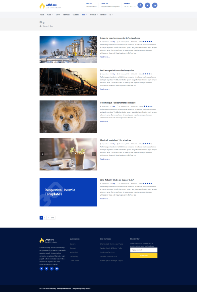 Offshore Documentation • WarpTheme