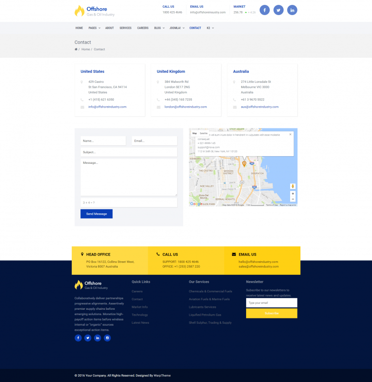 Offshore Documentation • WarpTheme