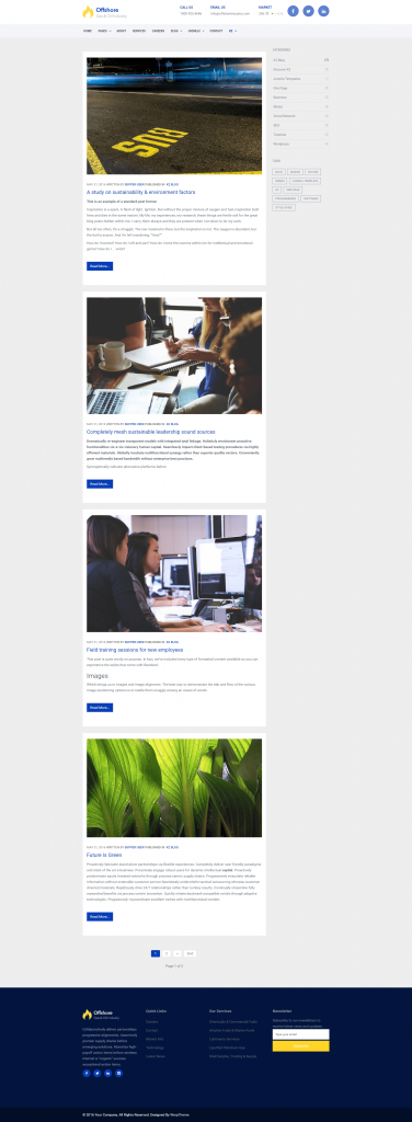 Offshore Documentation • WarpTheme