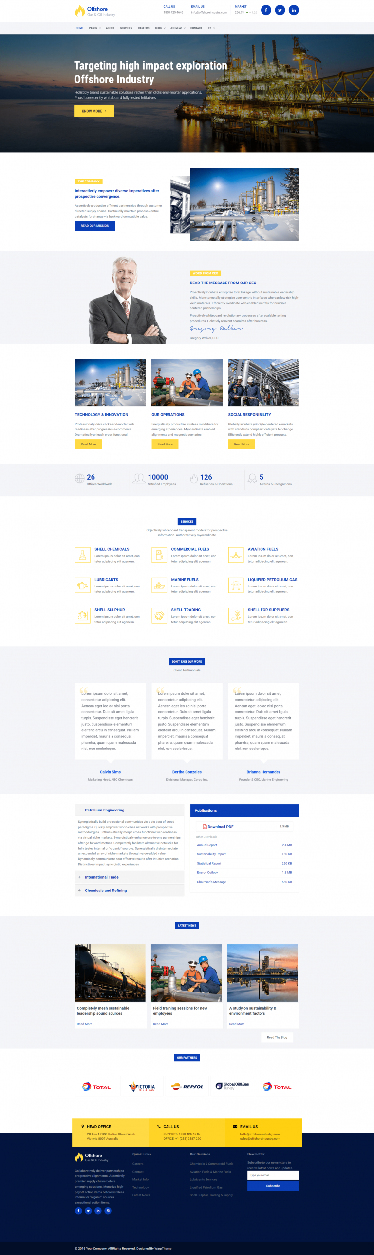 Offshore Documentation • WarpTheme