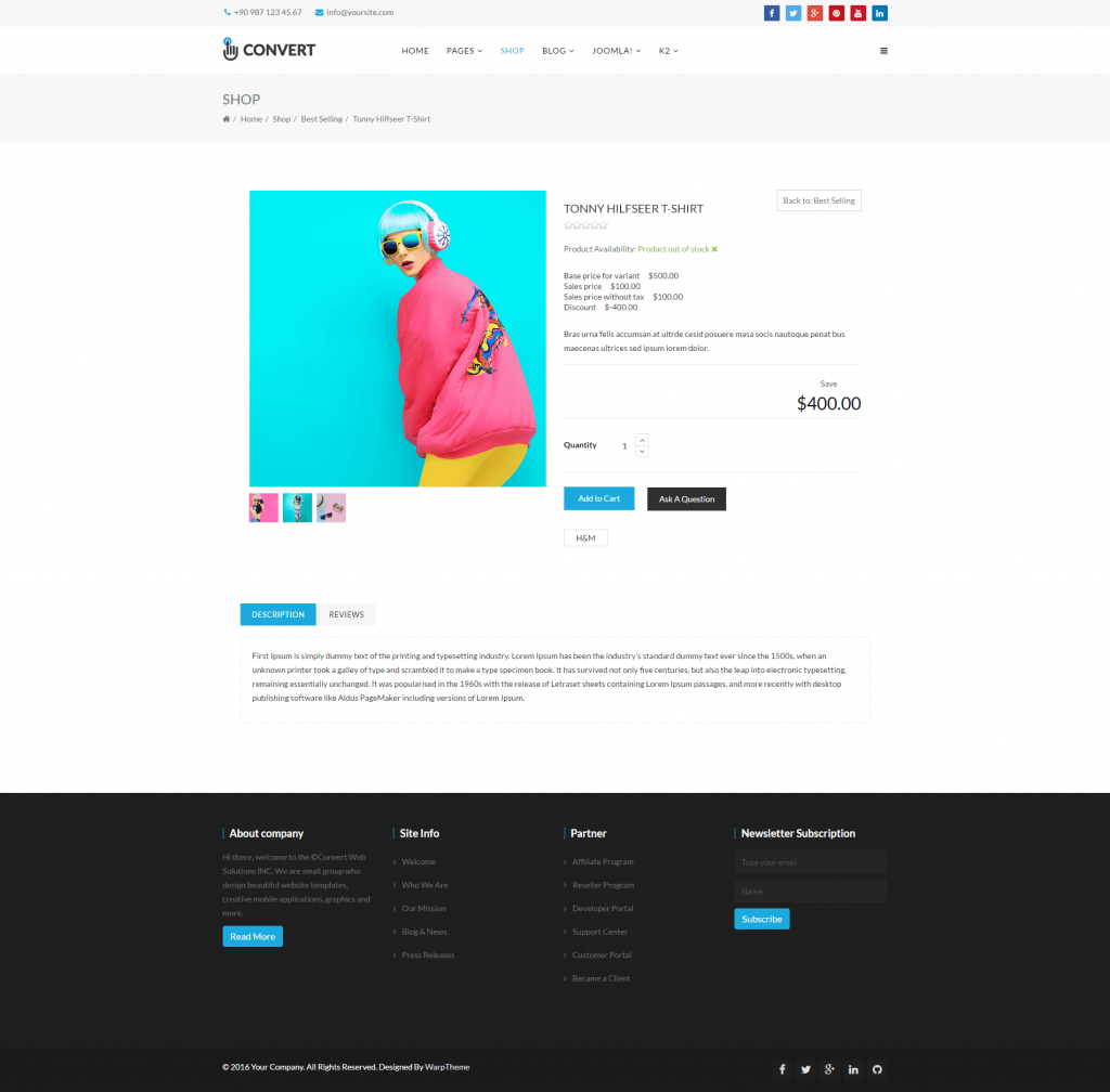 Convert Documentation • WarpTheme