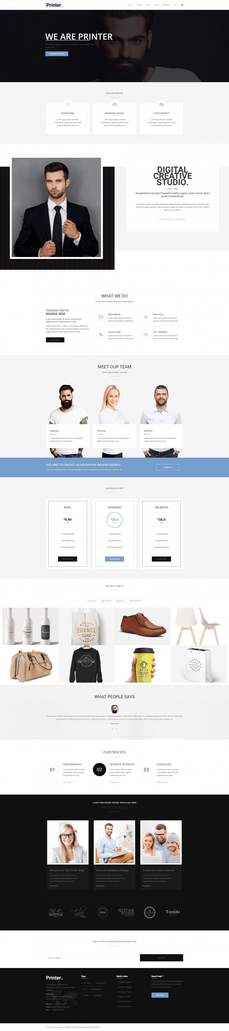 Printer Documentation • WarpTheme
