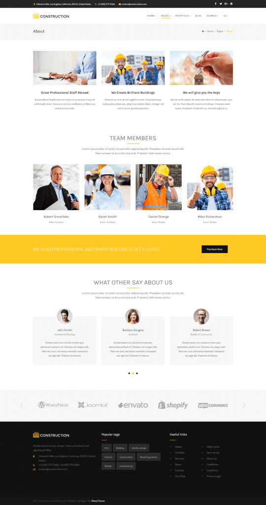Construction Documentation • WarpTheme