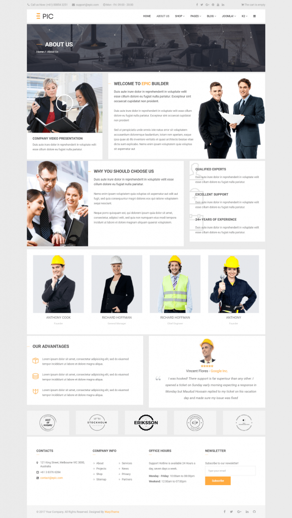 Epic Documentation • WarpTheme