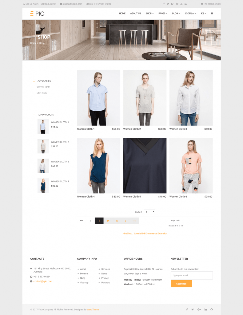 Epic Documentation • WarpTheme