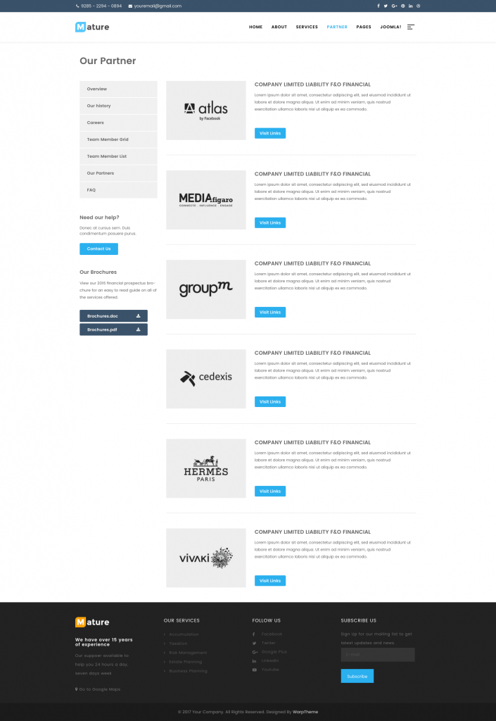 Mature Documentation • WarpTheme