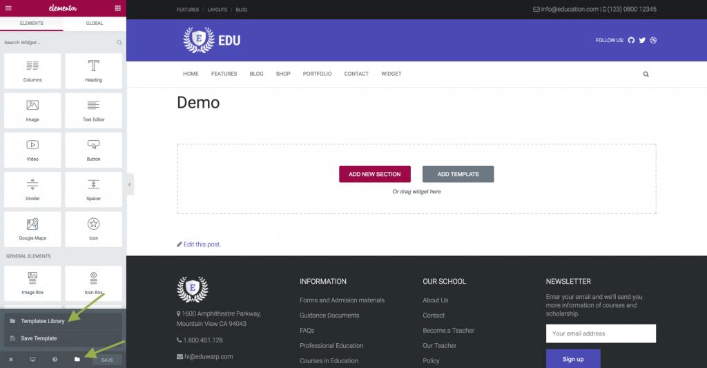 Edu Wordpress Documentation • WarpTheme