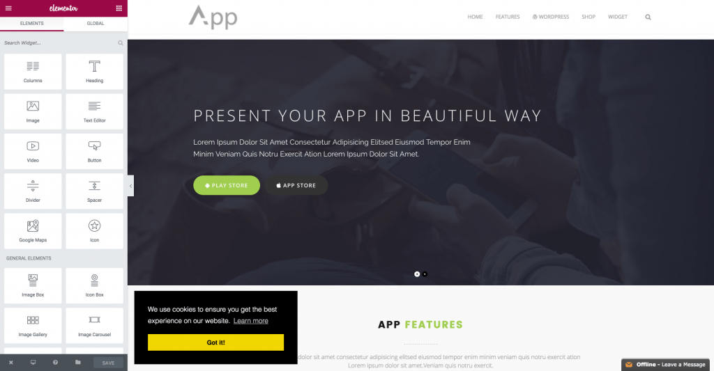 App Wordpress Documentation • WarpTheme