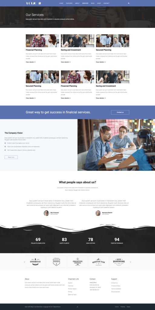 Folio II Wordpress Documentation • WarpTheme