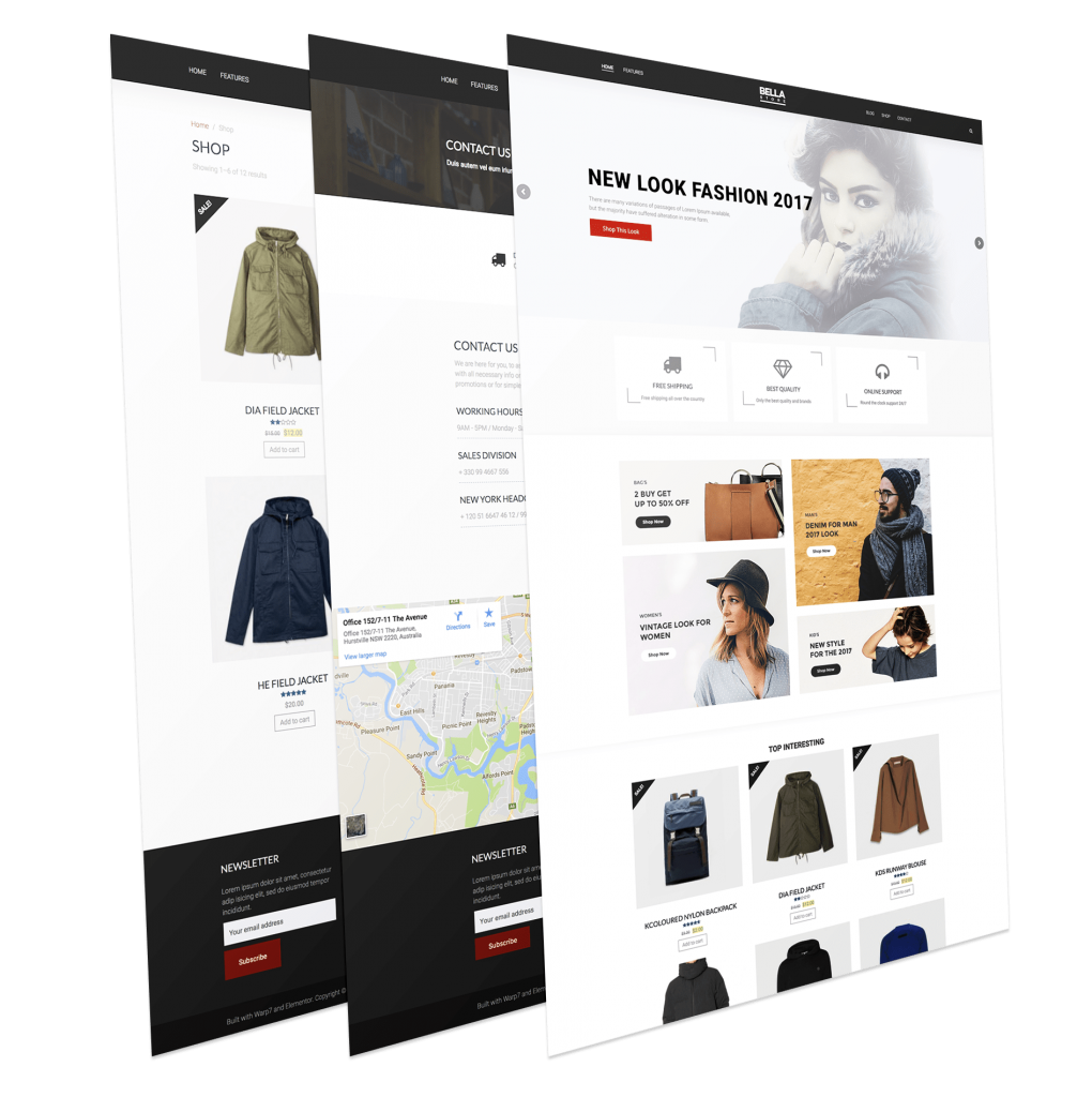 Bella Wordpress Theme • WarpTheme