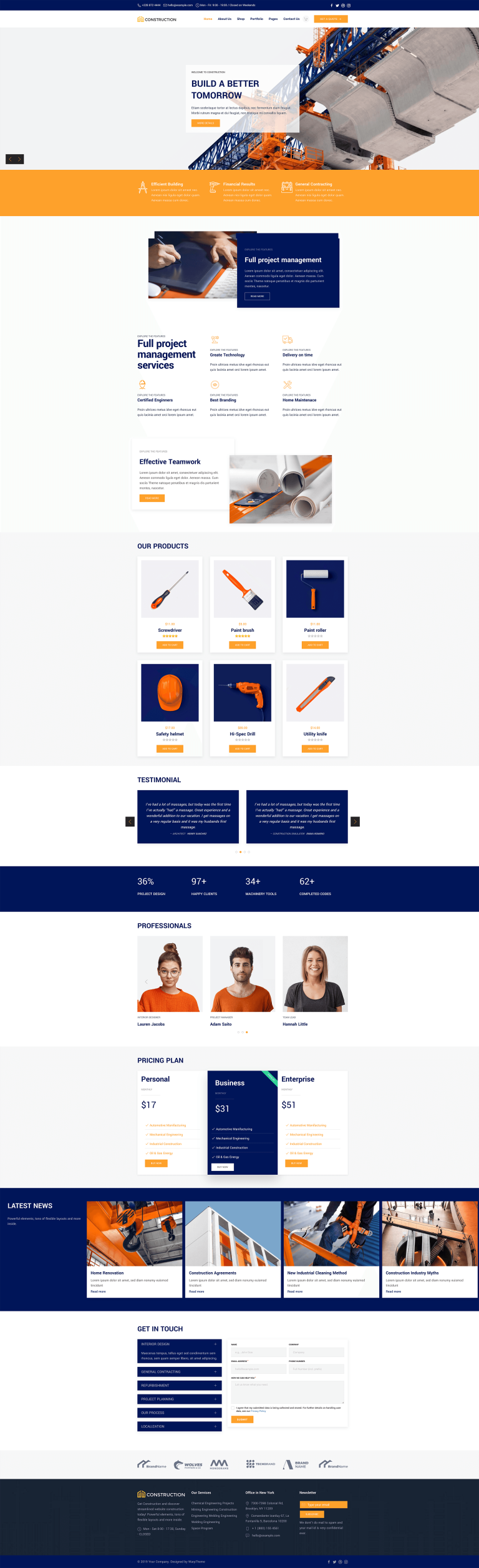 Construction II Documentation • WarpTheme