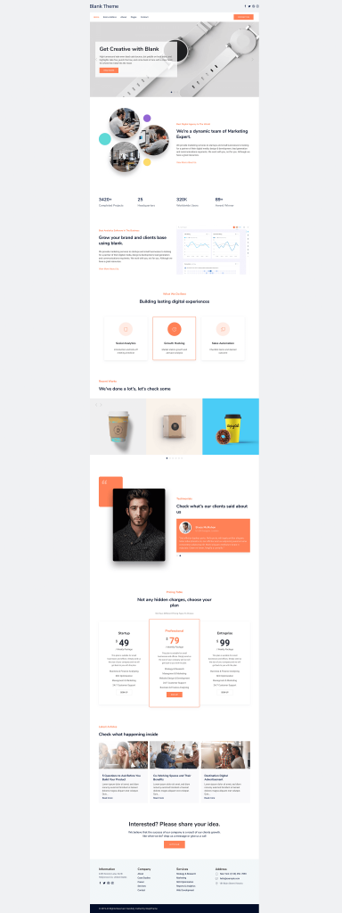 Blank II Documentation • WarpTheme