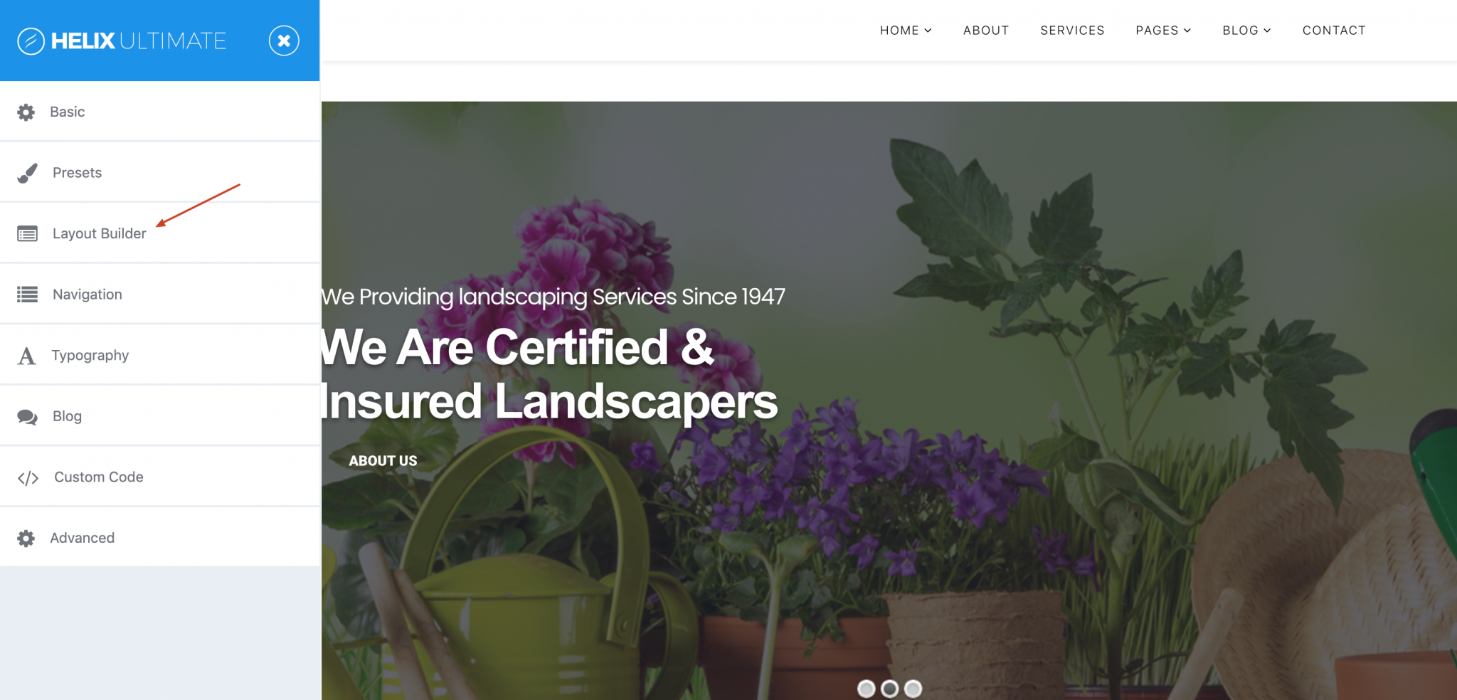 Upgrade Helix 3 based themes to Helix Ultimate • WarpTheme