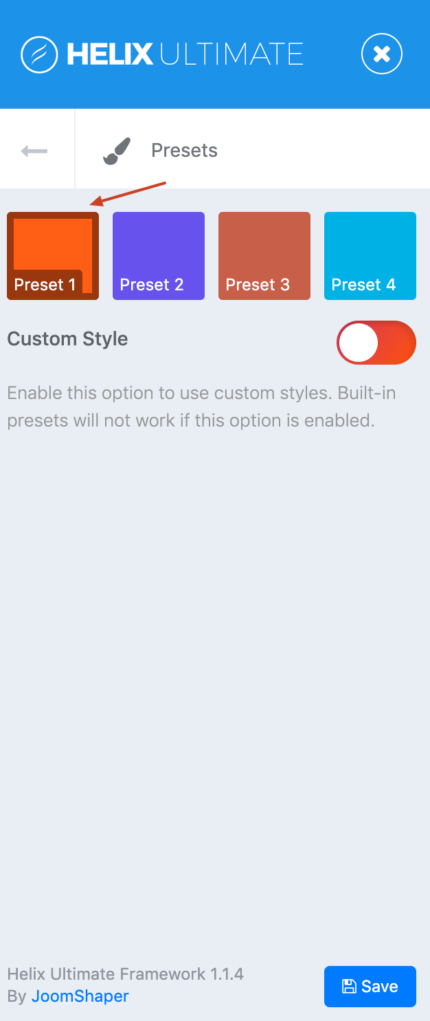 Upgrade Helix 3 based themes to Helix Ultimate • WarpTheme