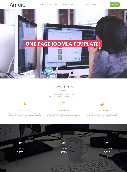 WT Amara Joomla! Free Edition • WarpTheme