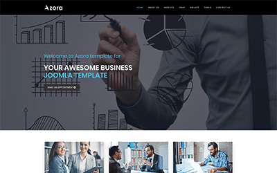Azora PRO Unlimited Joomla Template • WarpTheme
